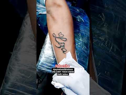 Liza' baby girl #tattoo #delhi #DMCONT @ajaymehanditattoos