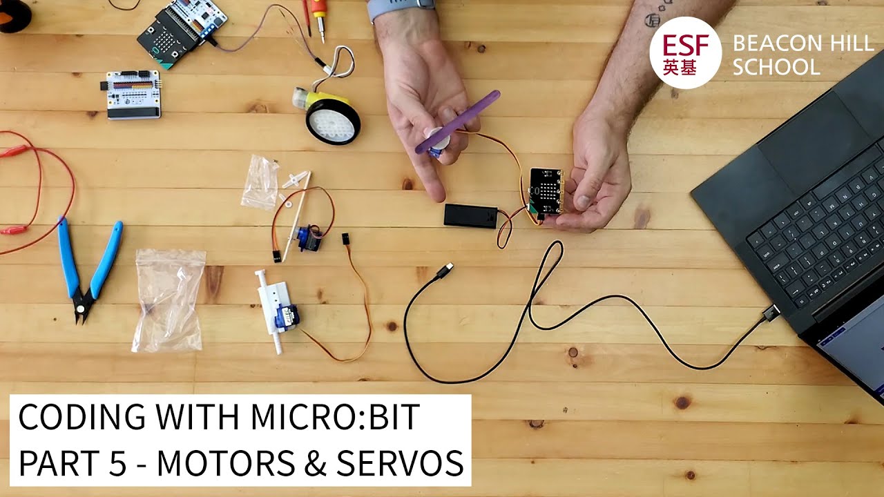 Coding with micro:bit - Part 5 - Motors & Servos