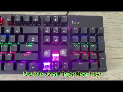 KHG-8845 Mechanical Gaming Keyboard with Detachable Top Cover#computer #keyboard #esuntec