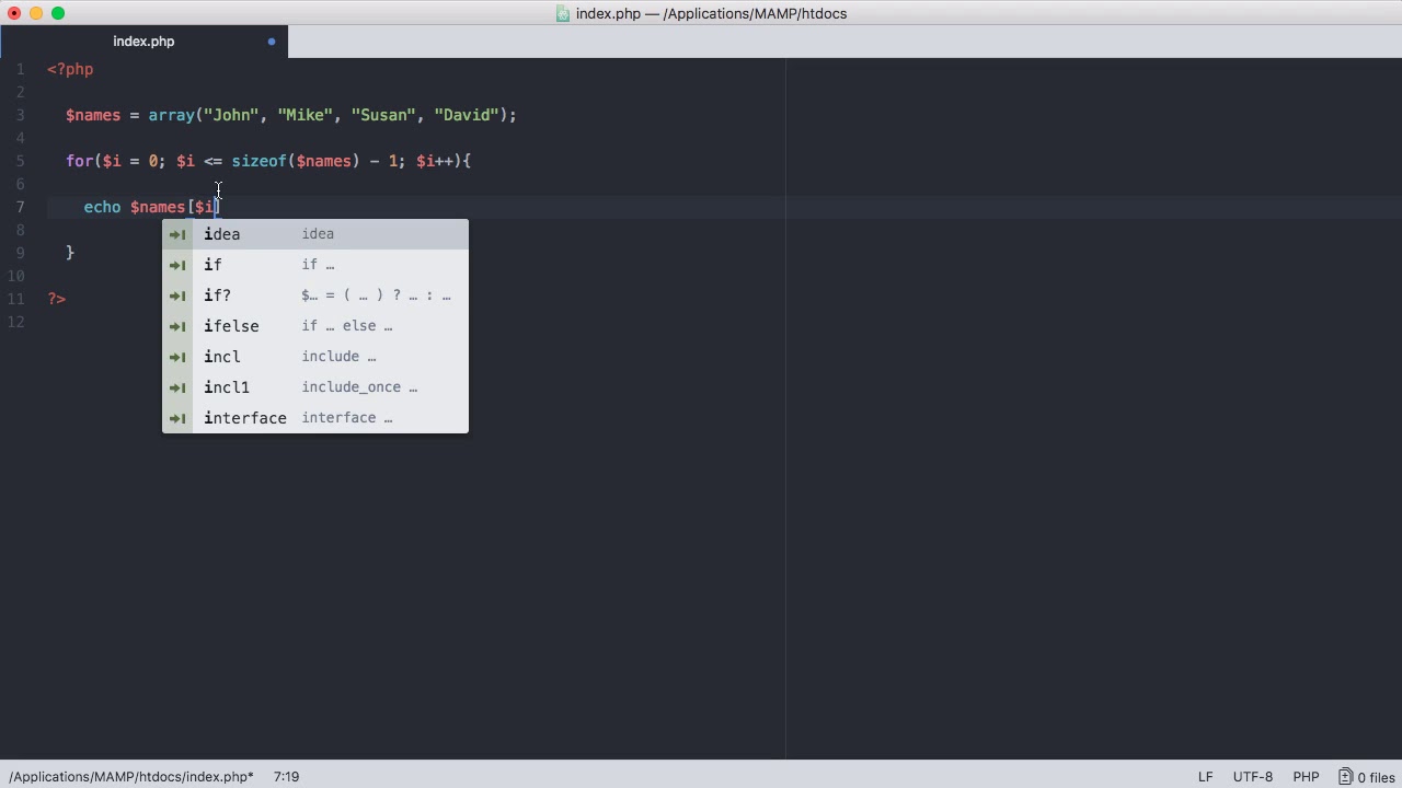 PHP Tutorial 14 - Sorting Indexed Arrays