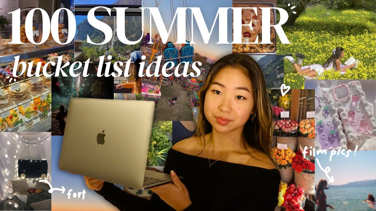 100 *actually fun* SUMMER BUCKET LIST IDEAS 2024 | gabrielle teo