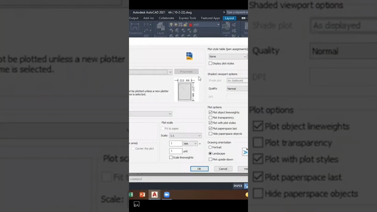 AutoCAD tutorial: How to do page-Setup in AutoCAD #autodesk #cad #autocad #pagesetup #onetrending