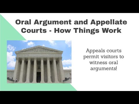 Appeals Courts and Oral Argument