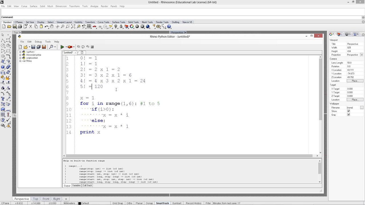 RhinoPython Recursion