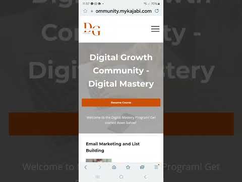 Start an online business with the Digital Mastery Program! Sneak Peak of what you get inside of your
