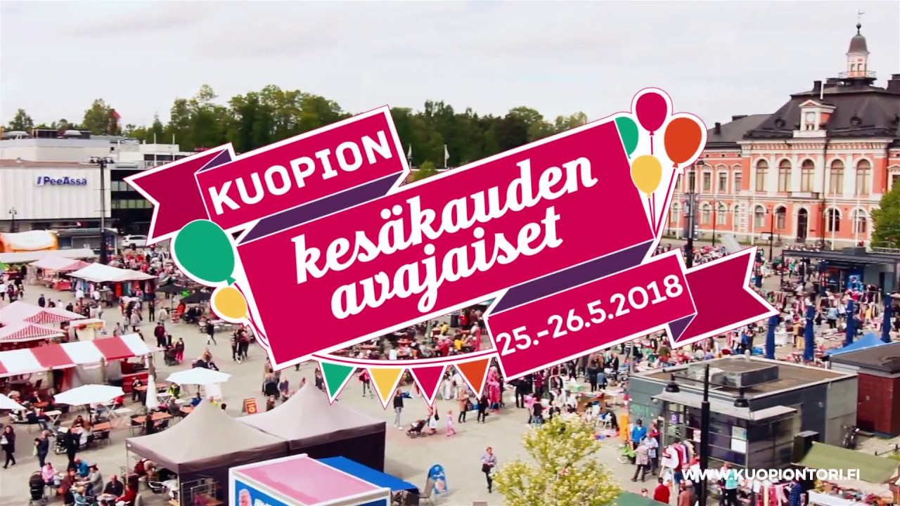 Kuopion Kesäkauden avajaiset 2018 mainos