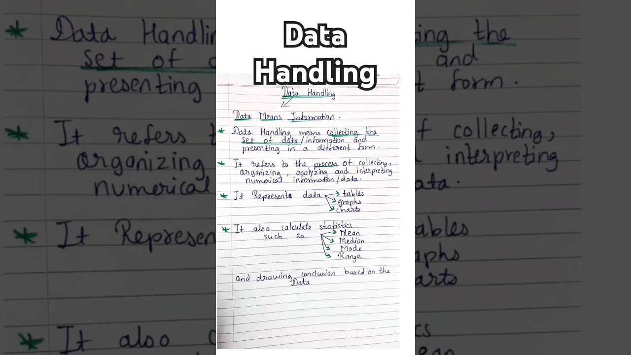 What is Data Handling?✨Mathematics|Basic Data Handling #shortvideo#shorts#data #datahandling#table