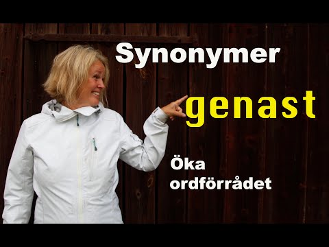 Lär dig svenska - Synonymer 1 - Genast - 71 undertexter