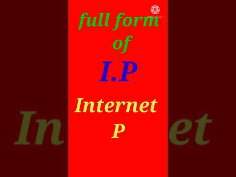 full form of IP