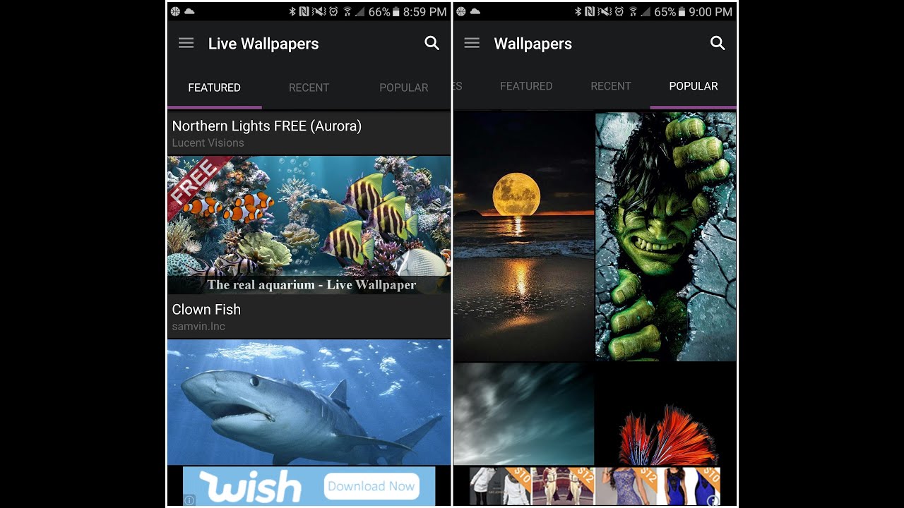 Wallpaper App - code Source