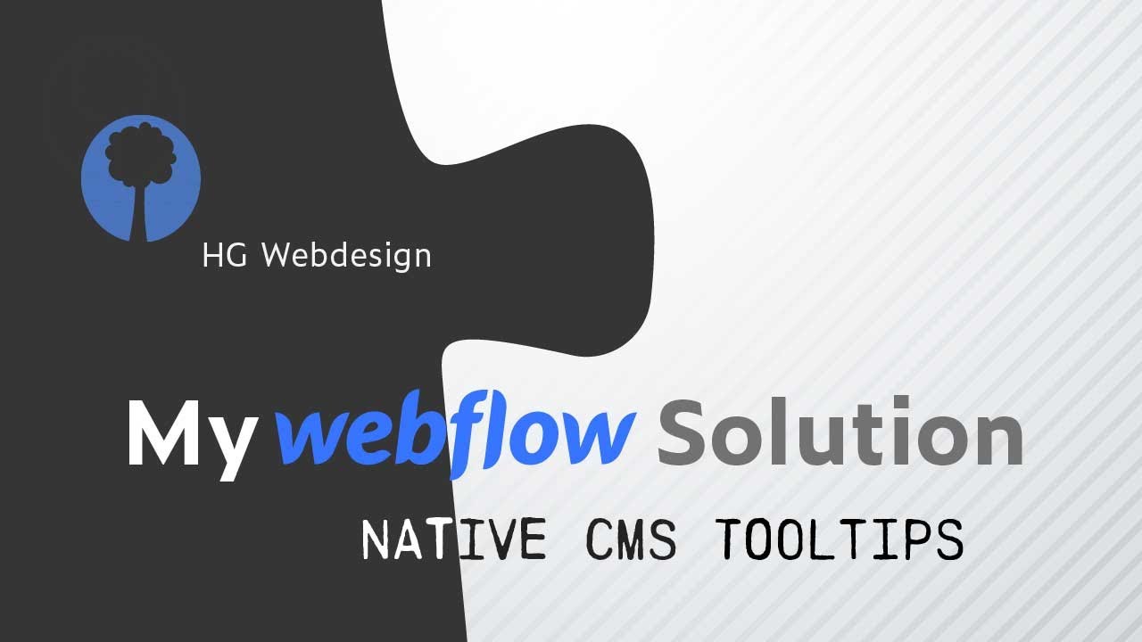 Native cms tooltips in Webflow