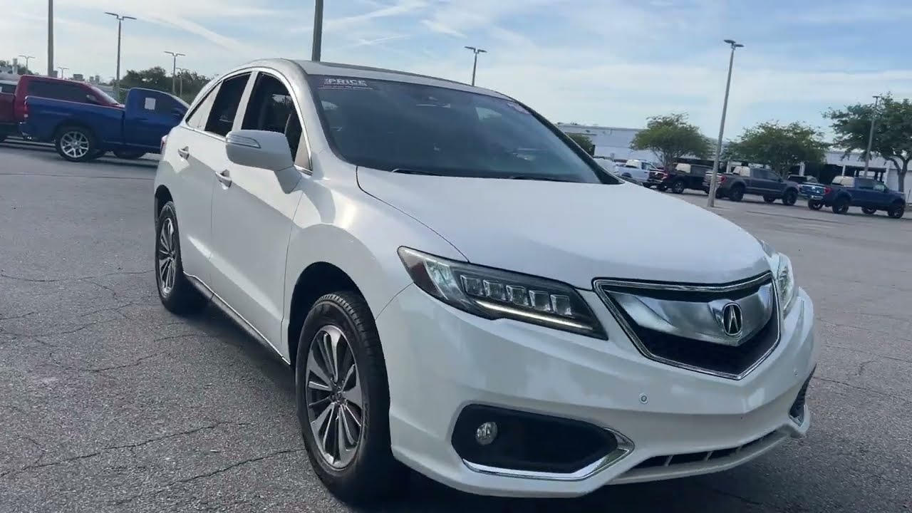 2016 Acura RDX Advance SUV White White