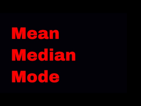 grade 5 mean, median and mode