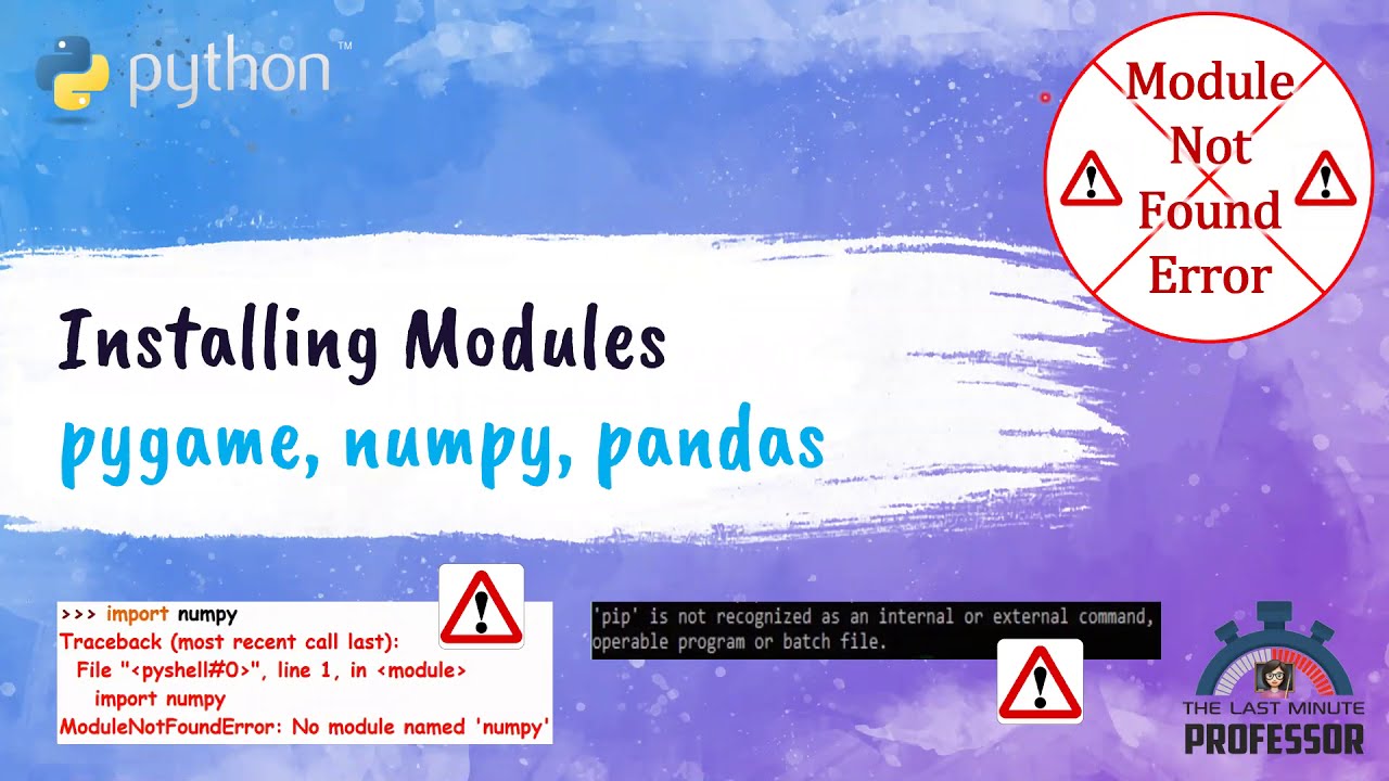 Installing Python Modules