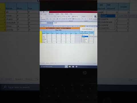 How to use an countif formula in Excel sheet