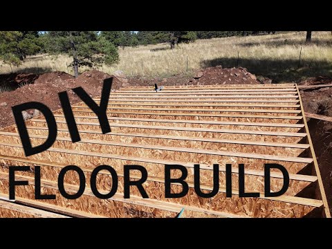 Framing The Floor For Our DIY Cabin (I Joist Floor Framing)