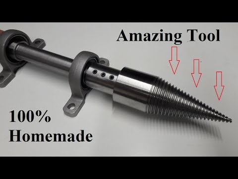 Come Costruire Spaccalegna Al Tornio E Fresa Fai Da Te | 1° Parte [ Homemade Log Splitter ]