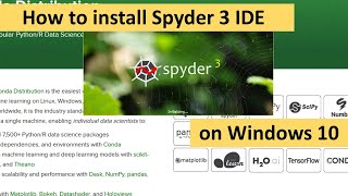 python - WindowsでSpyder IDEを起動する方法 - kzen.dev