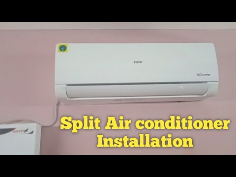 Split Airconditioner Installation தமிழ் / AC fixing