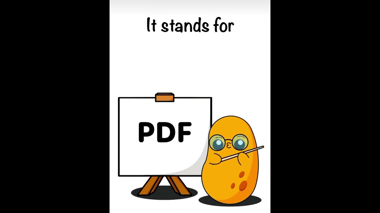 Do you know what PDF stands for? #pdf #love #smooth #knowledge #question #pretty #fine