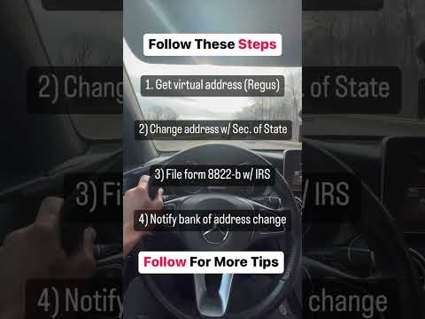 HOW TO CHANGE YOUR BIZ ADDRESS TO A VIRTUAL ADDRESS!!!