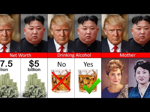 Donald Trump vs Kim Jong Un Comparison