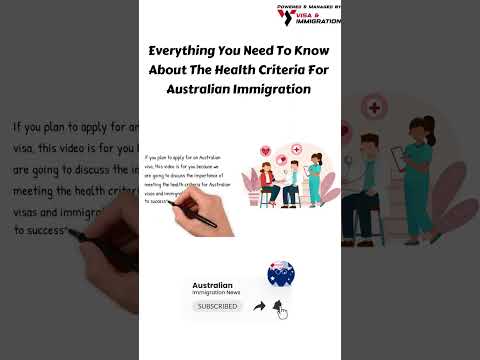HEALTH REQUIREMENT FOR AUSTRALIAN VISAS | SHORT 65 #australiavisa2023 #au #ytshorts