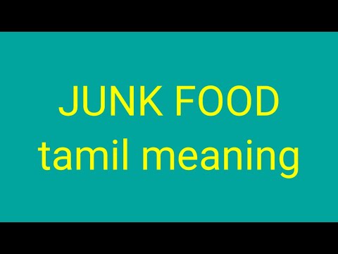 JUNK FOOD tamil meaning/sasikumar