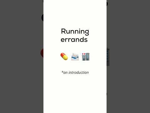 What Does “Running an Errand” Mean? 🏃♂️ | Slow English #shorts #learnenglish