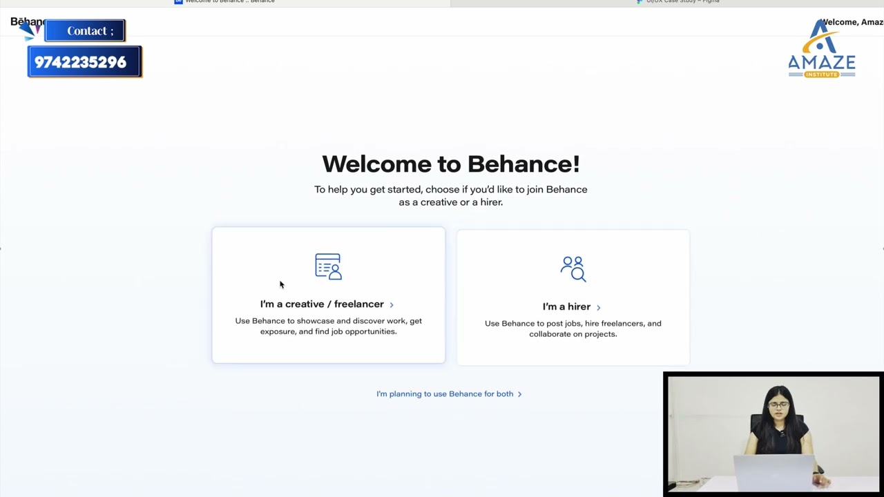 How to create a behance Profile | Amaze Institute Call: 9742235296 #uiuxdesigncourseinbangalore