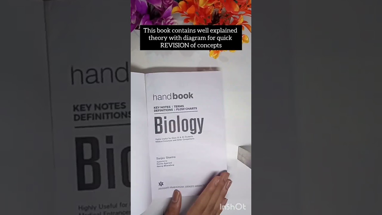 Arihant Biology Handbook Unboxing | 11th 12th Neet | Useful book | medical |  #baharlahamadhumas