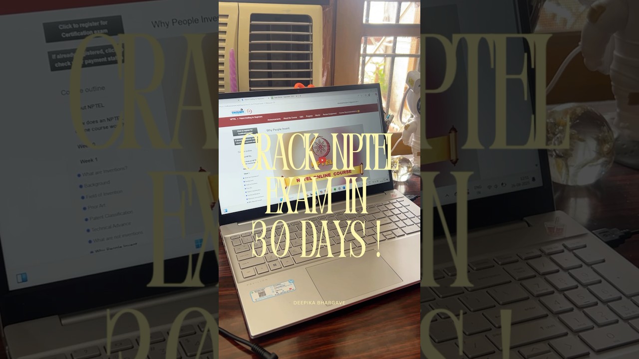 How to Study for NPTEL Exam 2025 | Last Minute Tips to Pass