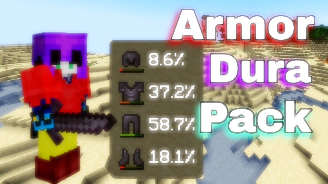 HOW TO SEE OTHER`S ARMOR DURABILITY IN MINECRAFT PVP