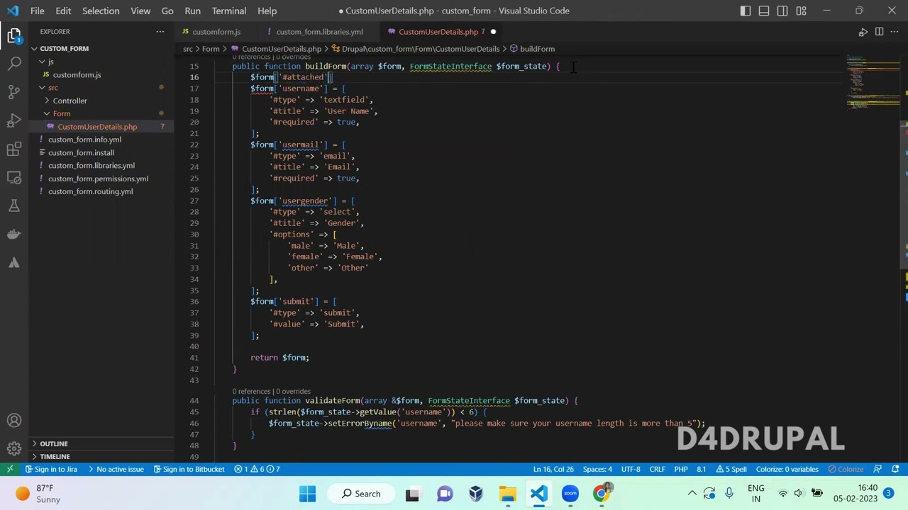 Include library into your custom module in Drupal 9, Drupal 10, Drupal 8 [libraries.yml] | D4Drupal