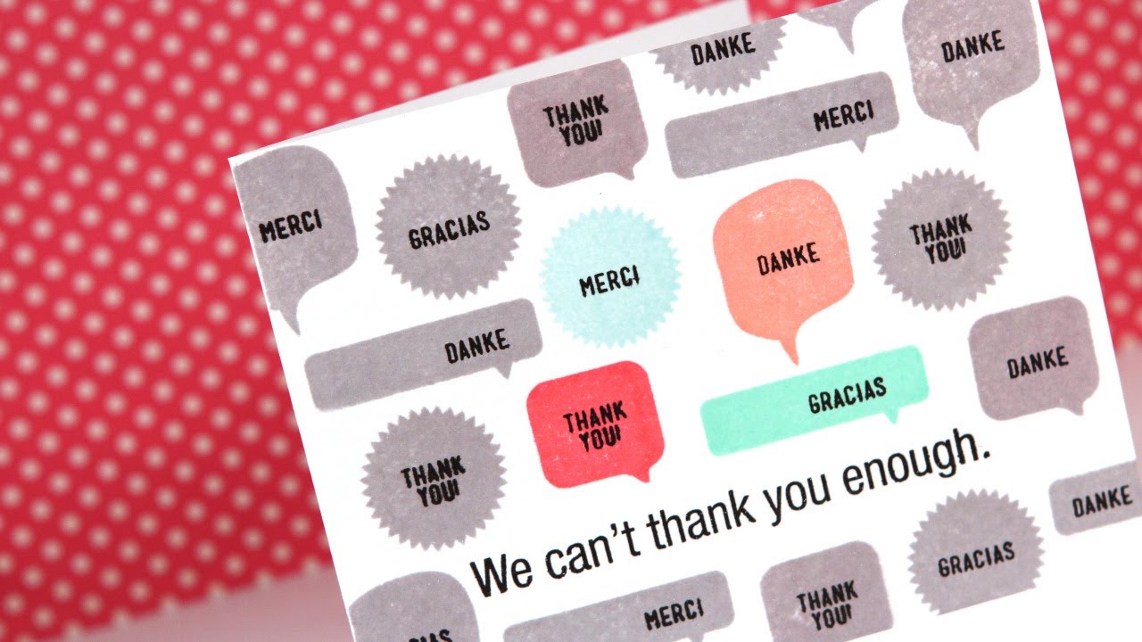 Simple & Easy From Us Thank You Card