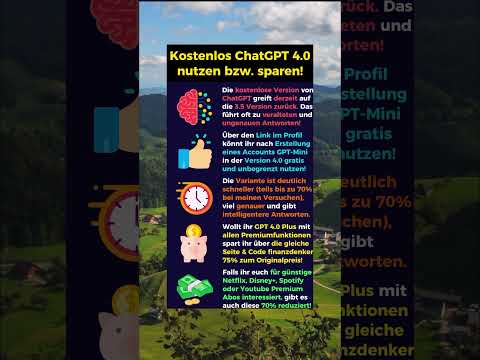 Kostenlos ChatGPT 4.0 nutzen!