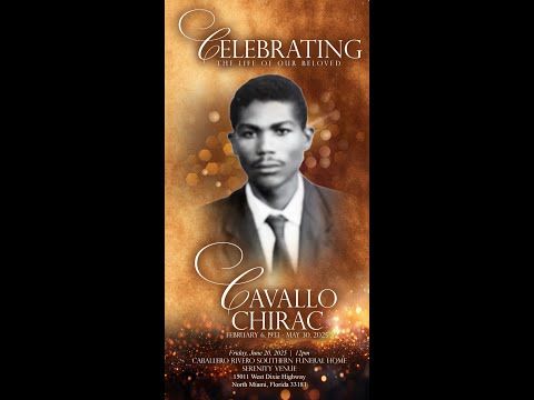Celebrating the life of our beloved Cavallo Chirac