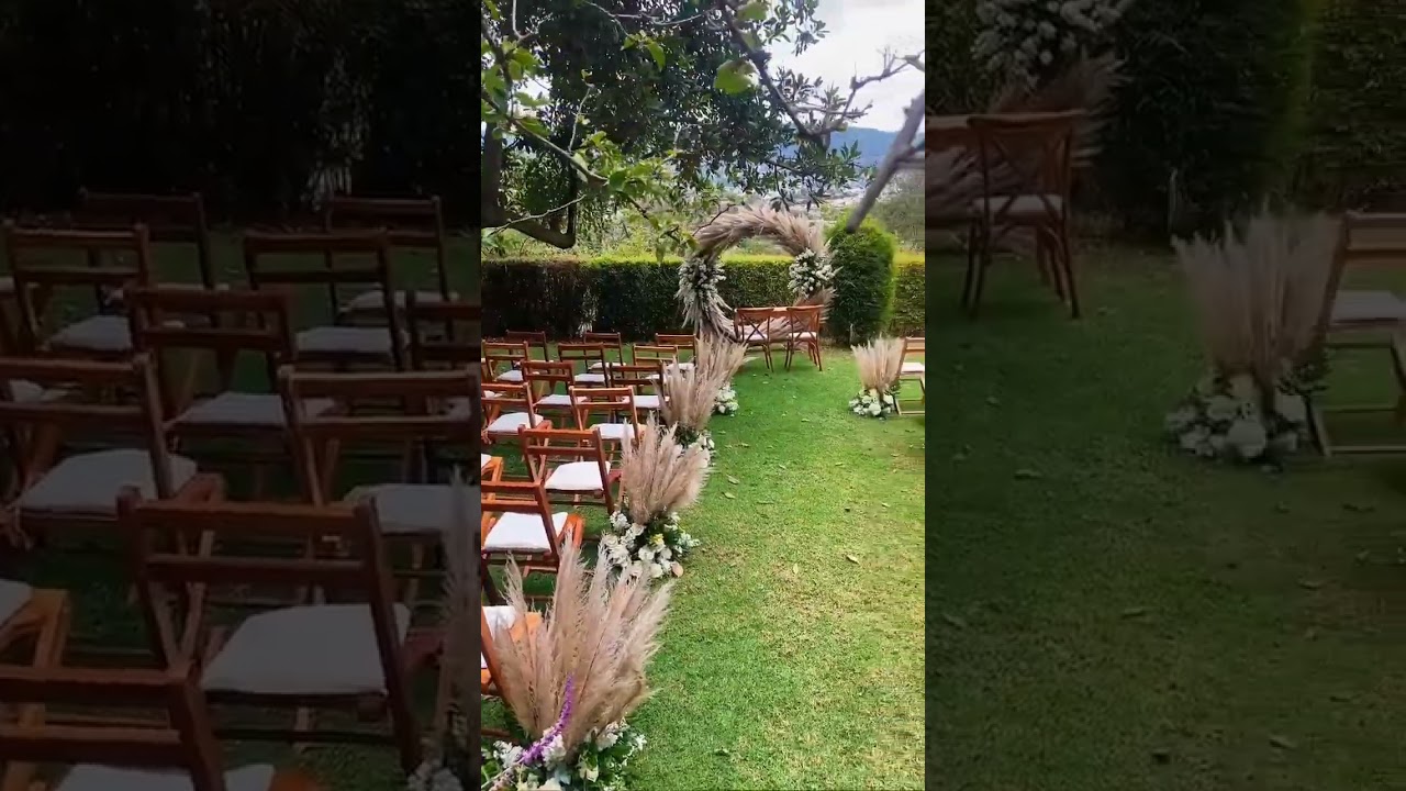 IMPONENTE ENTRADA DE LA NOVIA 😍 // Ceremonia en un jardín #wedding