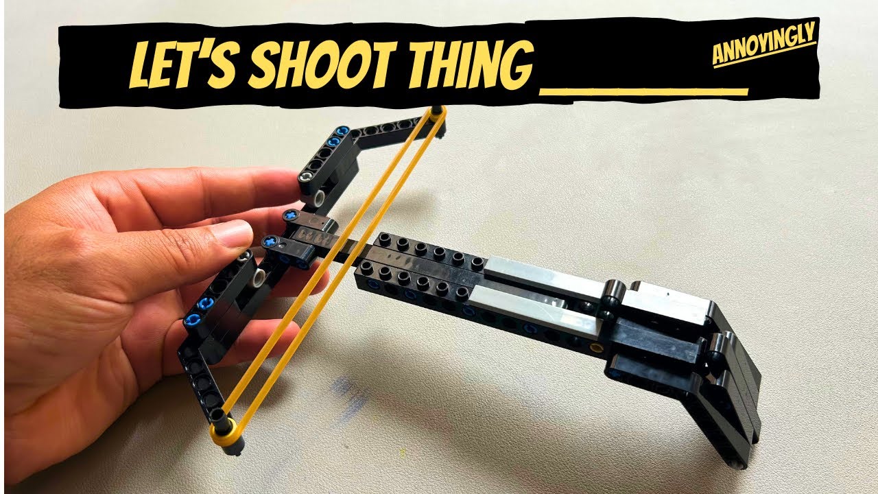 Big Things Come in Small Packages (Compact LEGO Crossbow with building instructions)