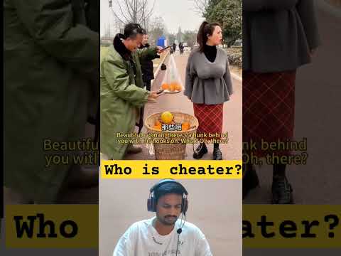 Man cheater vs woman cheater 😠 who is correct here? #funny #comedyvideos