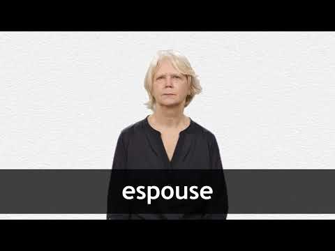 ESPOUSE definition in American English | Collins English Dictionary