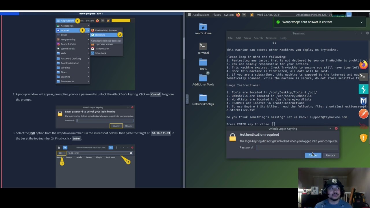 TryHackMe SAL1 - Cyber Security 101 -  Windows Powershell