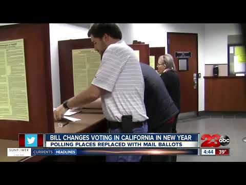 California law replaces neighborhood polling places with mail ballots
