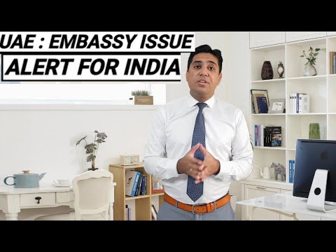 UAE Embassy In India Issues Alert