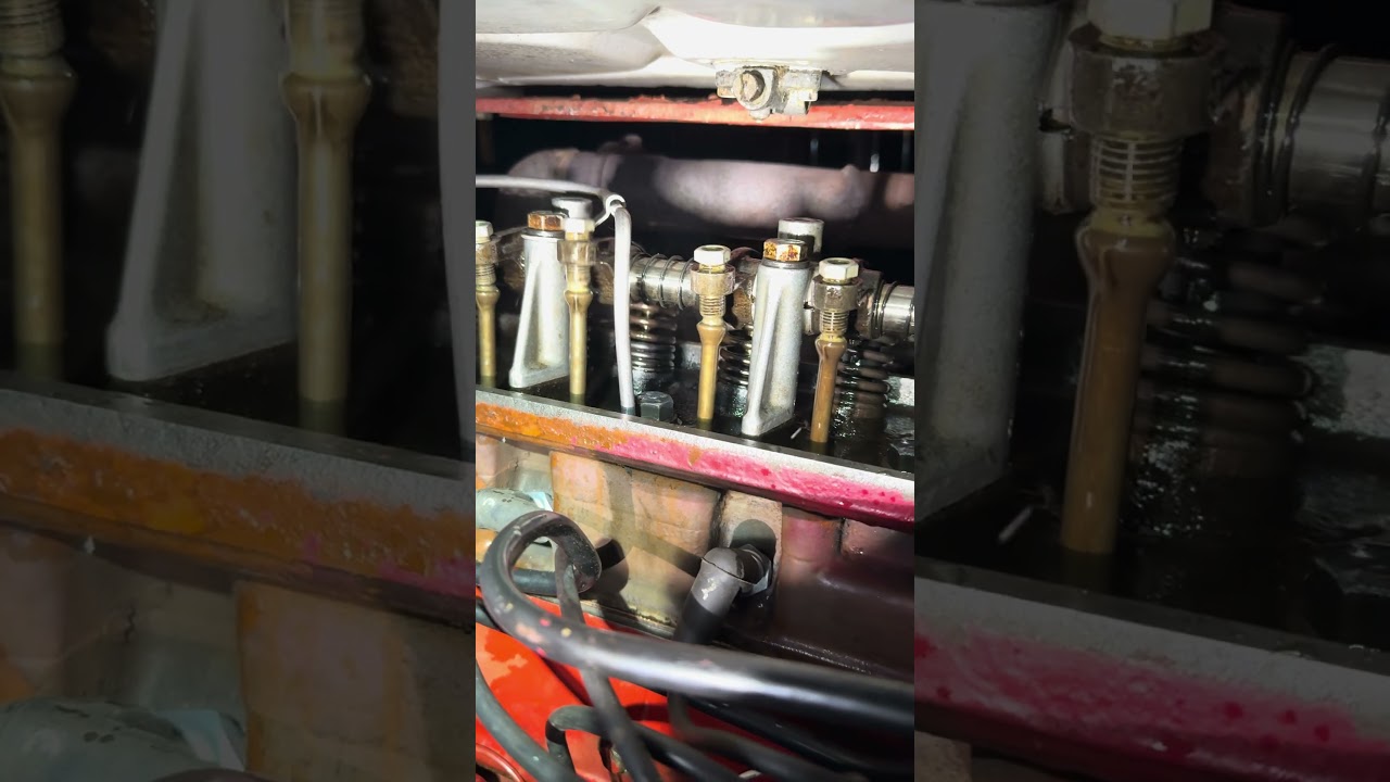 Do you see anything wrong here? Ford Powermaster rocker arms #tractor #repair #mechanic #problems
