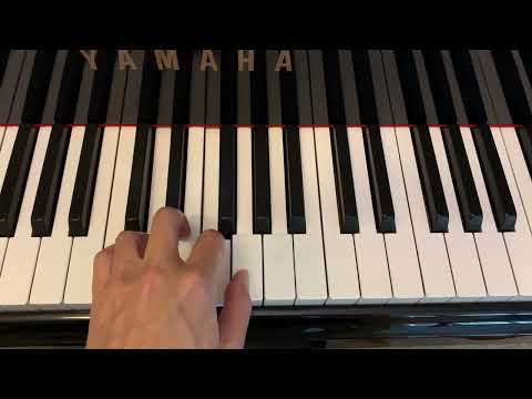 Albert Biehl: Sonatina in C, Allegro Grazioso, left hand, in slow tempo, metronome quarter note = 72