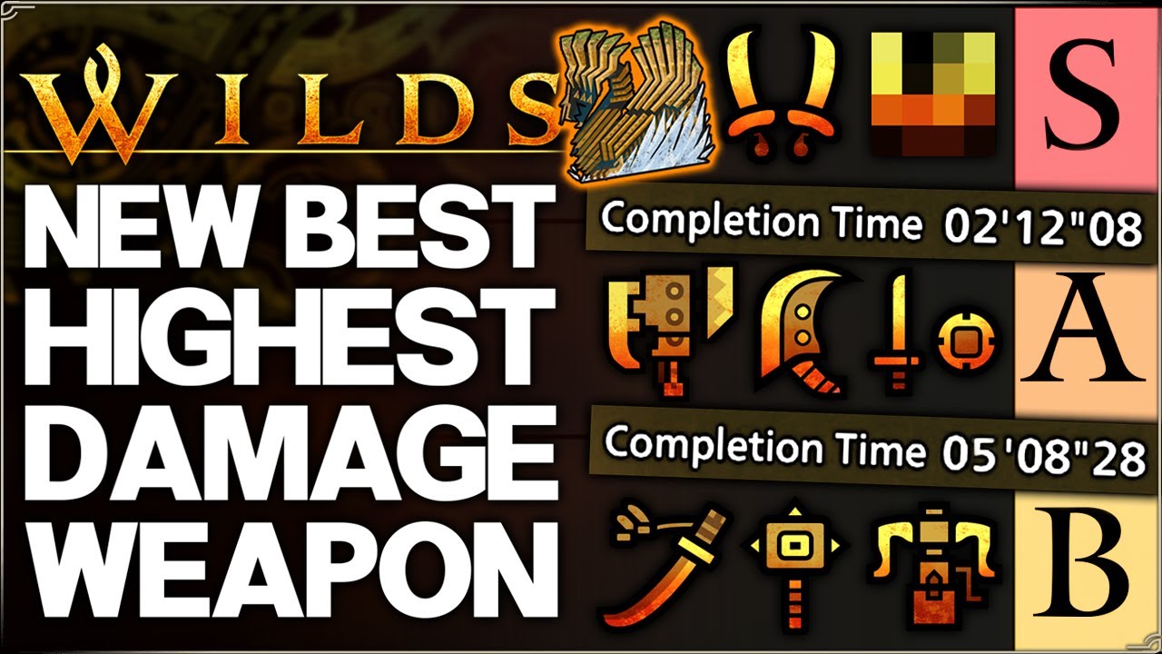 Monster Hunter Wilds - New Best Most Powerful Weapon in Game - AT Jin Dahaad Weapons Ranked Guide!
