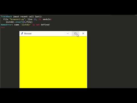 Create a Listbox with tkinter and python to list the files in a ...