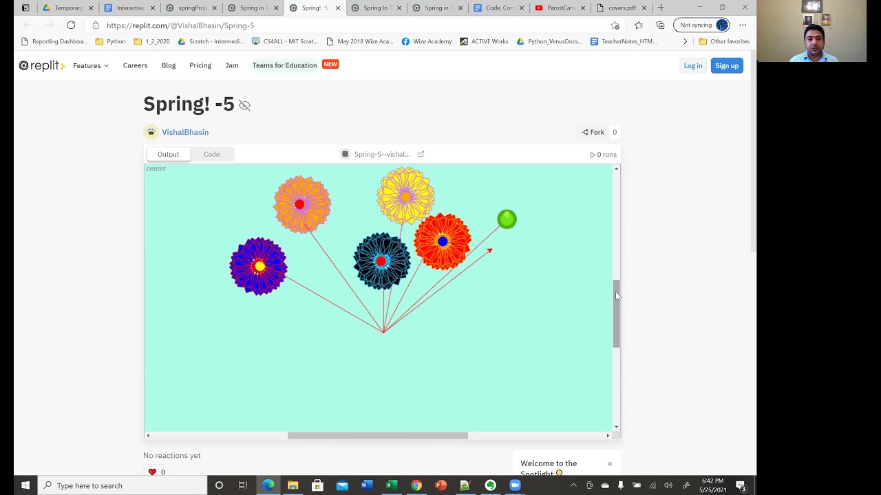 Project Showcase   Spring in Texas using Python Turtle Library
