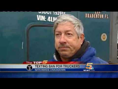 Truckers Banned From Using Cell Phones While Driving